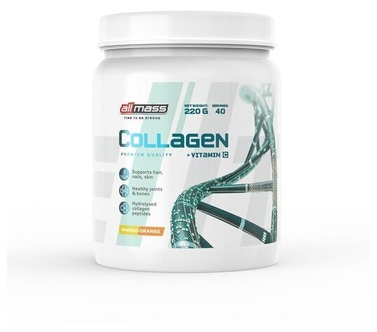 Коллаген Collagen Allmass 220 гр./40 порций