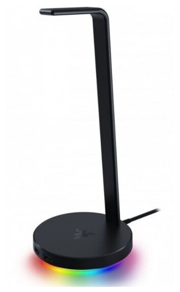 Подставка для наушников Razer Base Station V2 Chroma (черный) с USB-хабом (RC21-01510100-R3M1)