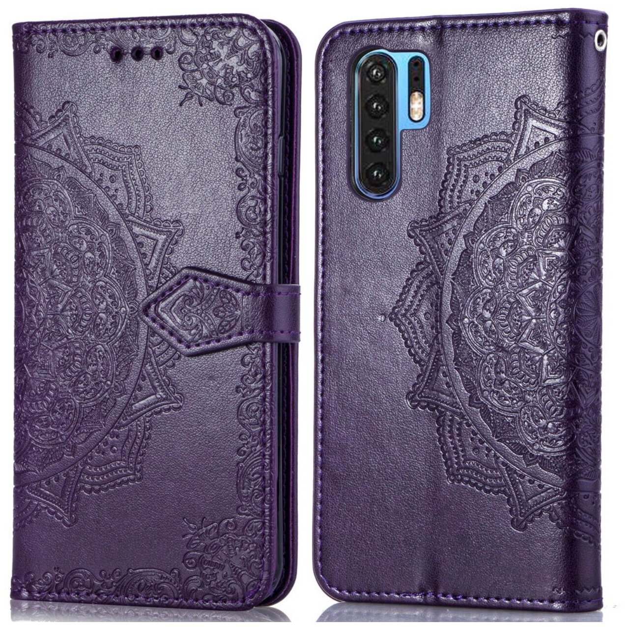 Чехол-книжка MyPads для Samsung Galaxy A3 (2016) SM-A310/ A3100/ A310F 4.7 фиолетовый с красивыми загадочными узорами женский детский прикольный .