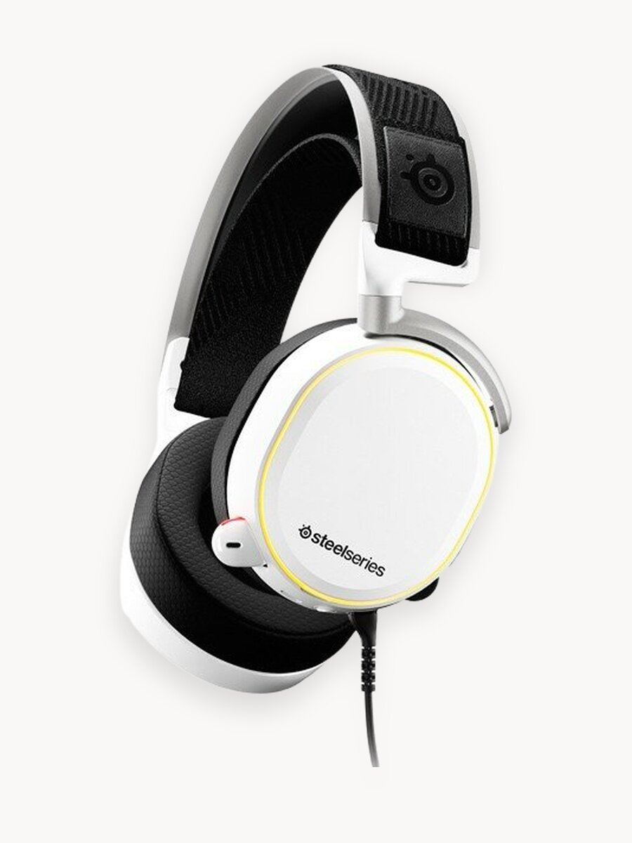 Наушники с микрофоном Steelseries Arctis Pro + GameDAC белый (61454)