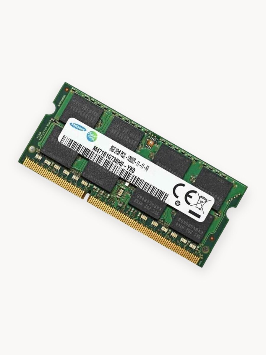 Оперативная память SODIMM DDR3L-1600 8GB Samsung M471B1G73DH0-YK0
