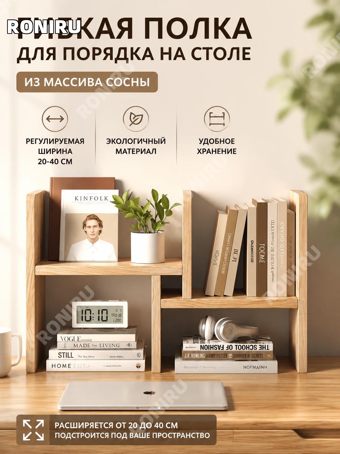 Настольный стеллаж для книг и органайзер для стола, полка для рабочего места, раздвижной вариант для дома и офиса