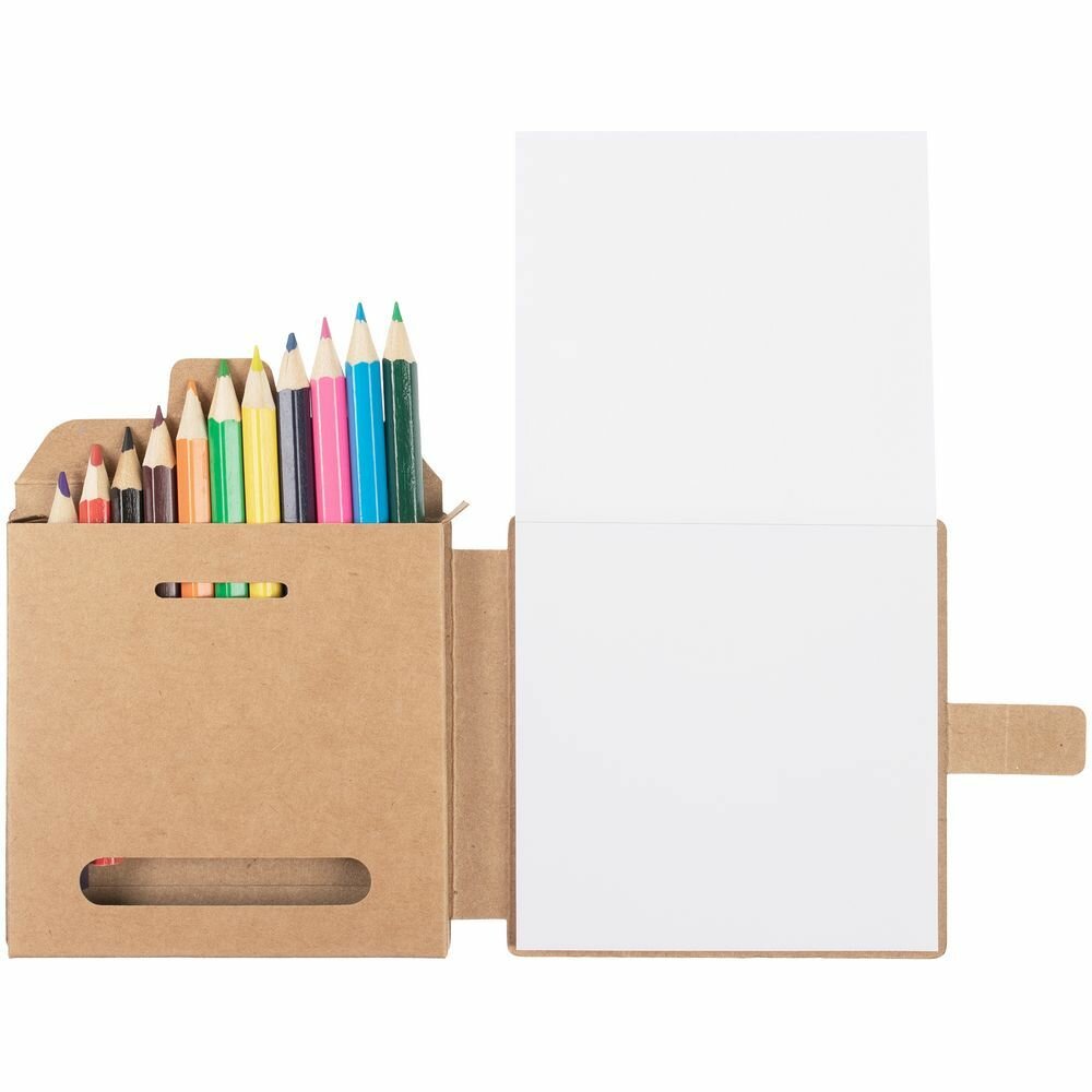 Карандаши цветные с блокнотом Pencilvania Traveler школьные