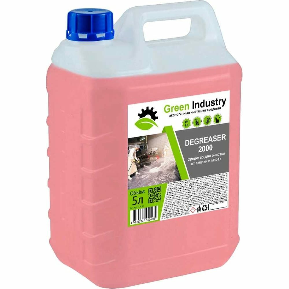Средство для очистки от масел и смазки Green Industry Degreaser 2000 5 л 100123