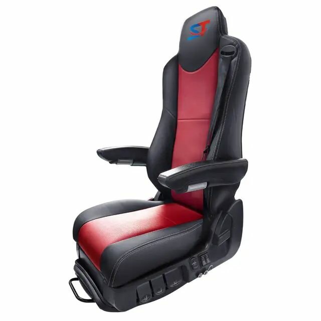 Сиденье, кресло для грузовиков и спецтехники Китай Пневмо, подогрев, вентиляция, регулировки спинки