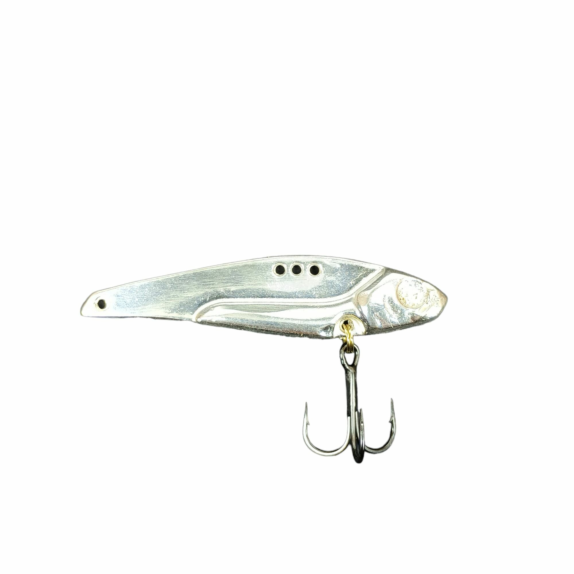 Блесна 'Golden River' - Цикада 3, 12 грамм, 57 мм, серебро