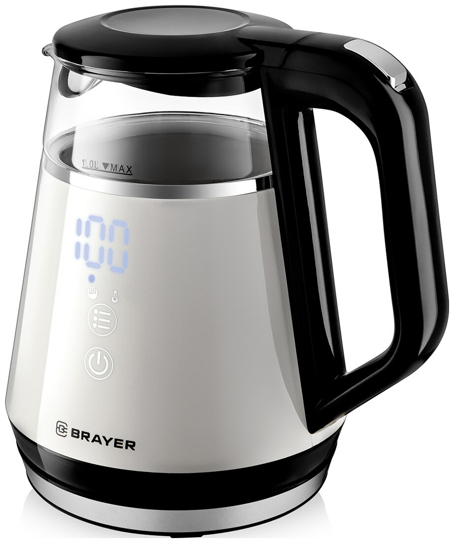 Чайник Brayer BR1084, 1100 Вт, 1 л