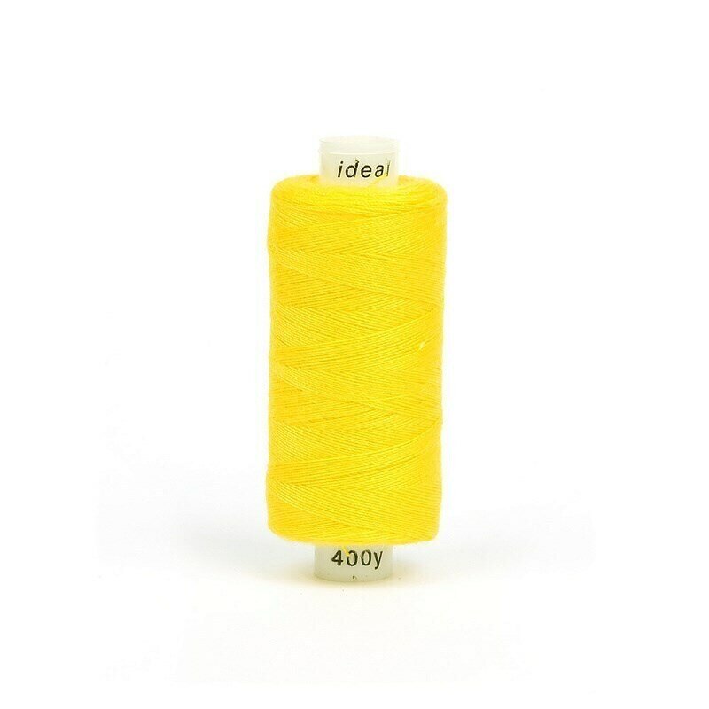 Нитки для шитья IDEAL (нитки швейные) 40/2 цв.127 желтый (10 шт)