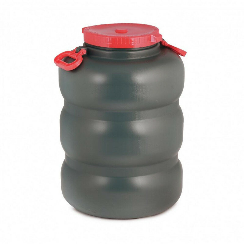 Канистра бочка 50 л Байкал эконом с навесными ручками микс 380*380*545, Альтернатива М8327