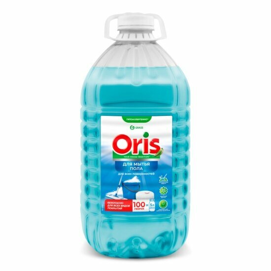 Средство для мытья пола Grass ORIS с полирующим эффектом, канистра ПЭТ, 5 л