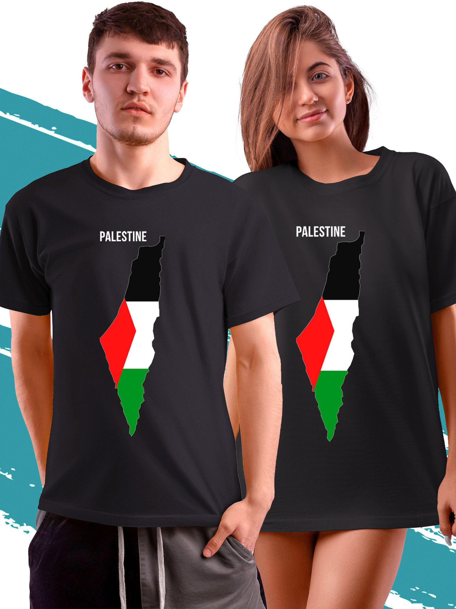Футболка флаг Палестины-Palestine