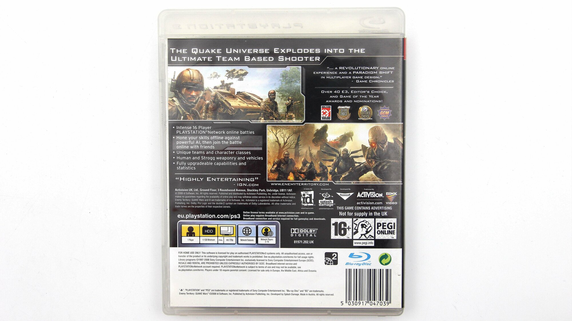 Enemy Territory Quake Wars (PS3) — фото 1