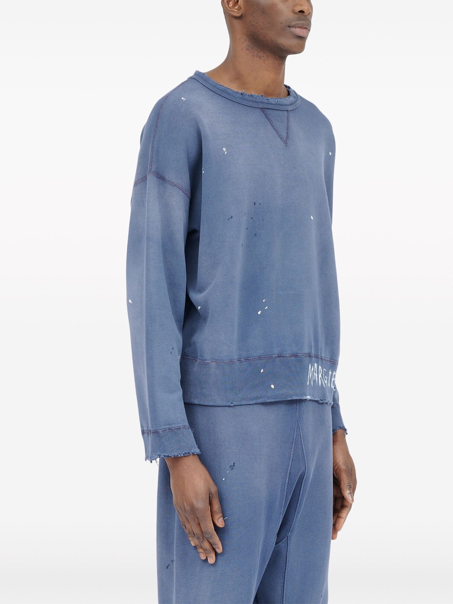 Толстовка Maison Margiela Handwritten, размер XS, , blue — фото 1