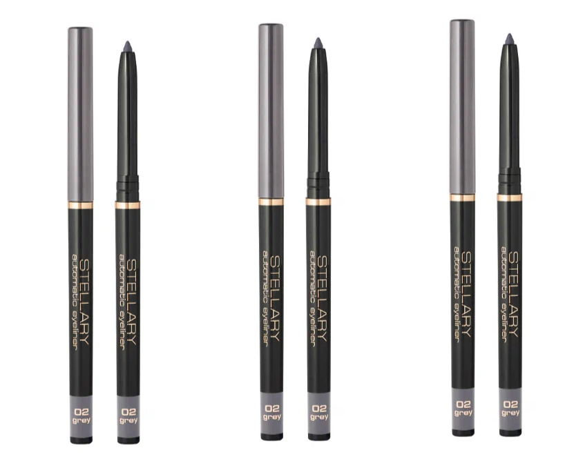 Автоматический карандаш для глаз Stellary Automatic eyeliner, тон 2 Grey, 0,28 г 3 шт