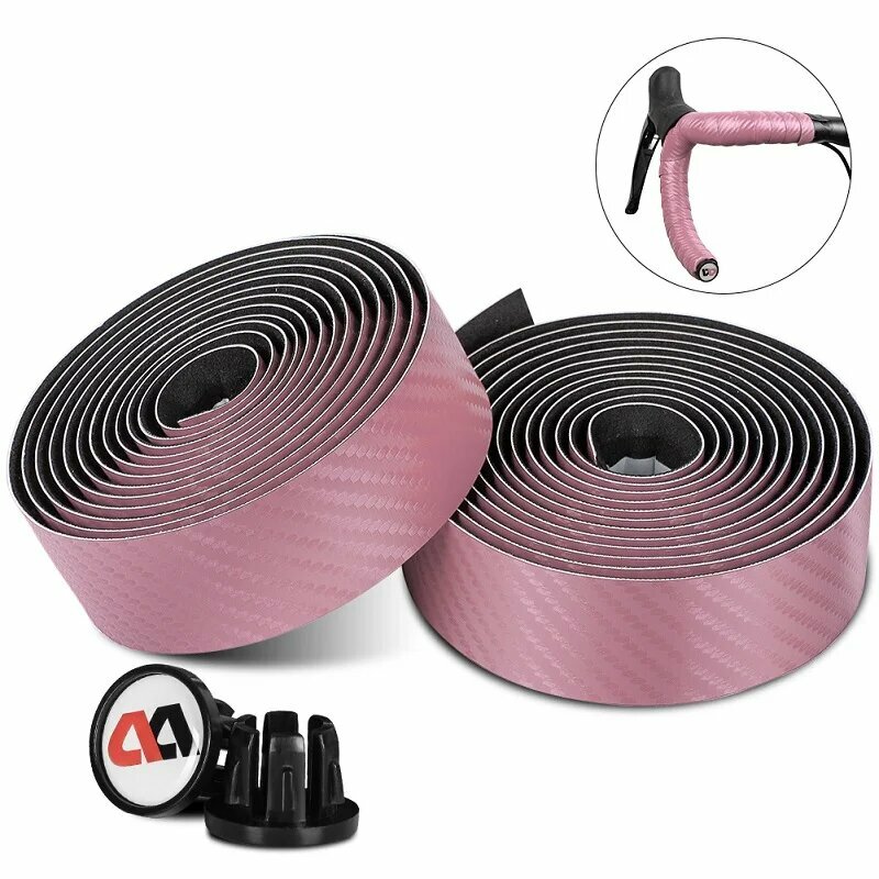 WEST BIKING Лента на руль велосипеда из PU и EVA Розовый, 047 Pink