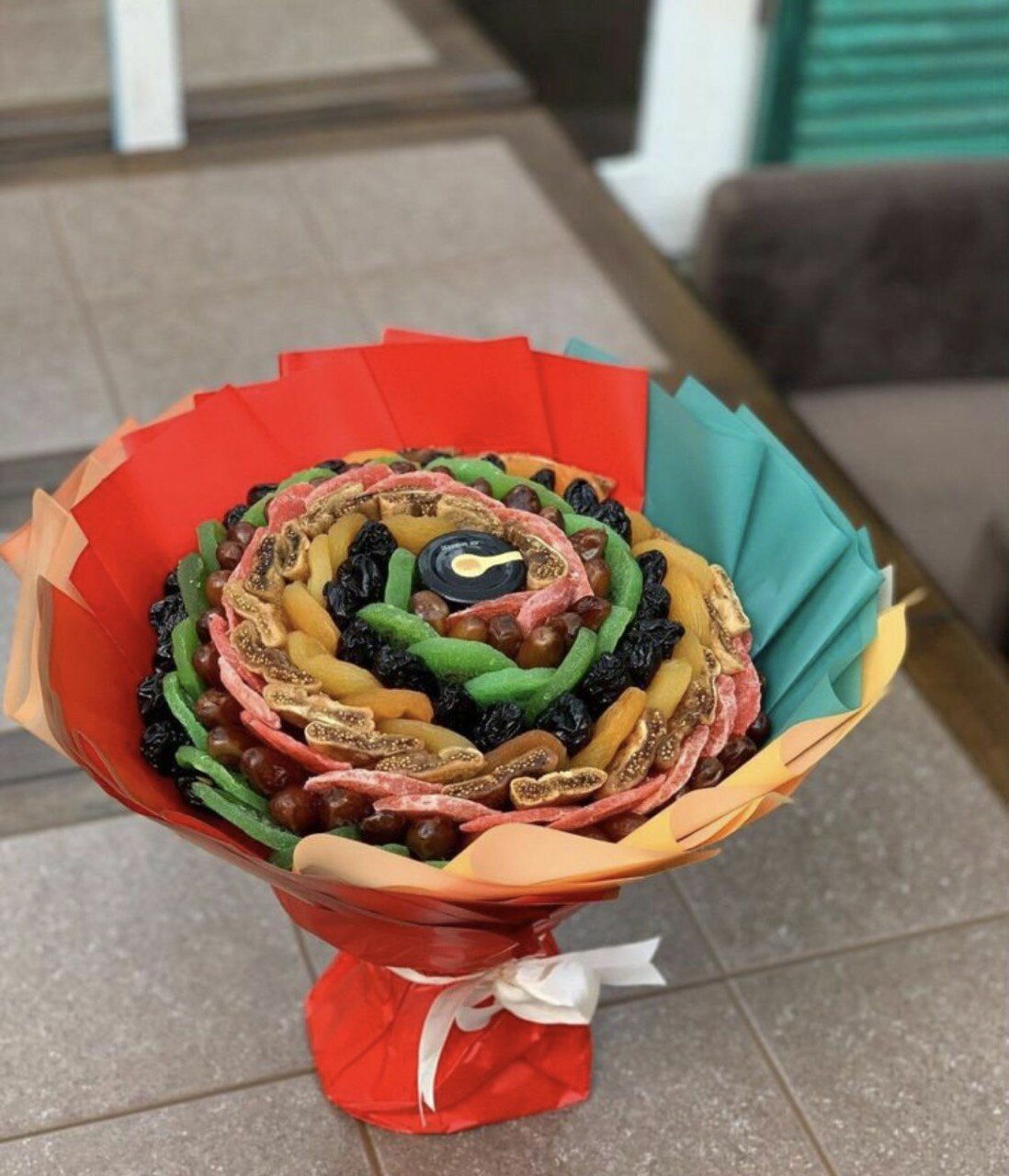 Букет из сухофруктов, подарок на Рамадан