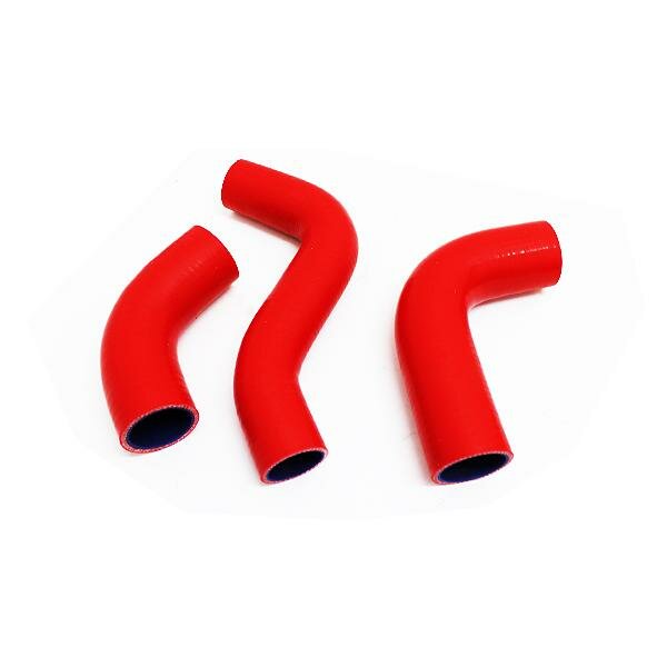 Патрубки радиатора УАЗ-3163 (кт.3 шт) дв.409 Е-4 красный силикон армированные ПТП