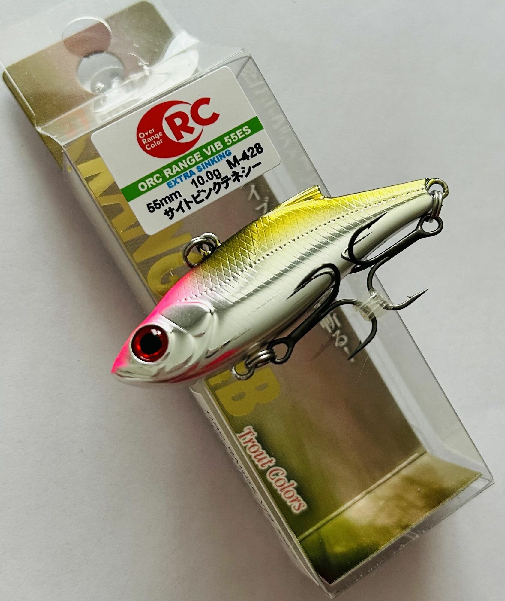 Раттлин Bassday Range Vib 55ES Вес 10g цвет M-428 #хищник