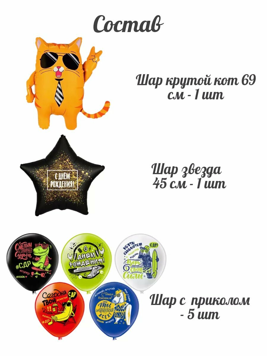 Набор шаров Подростку — фото 1
