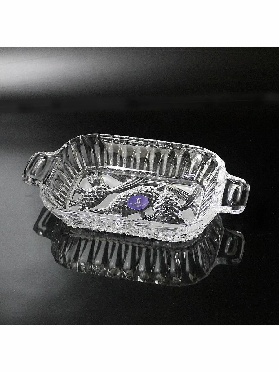 Салатник шпротница хрусталь