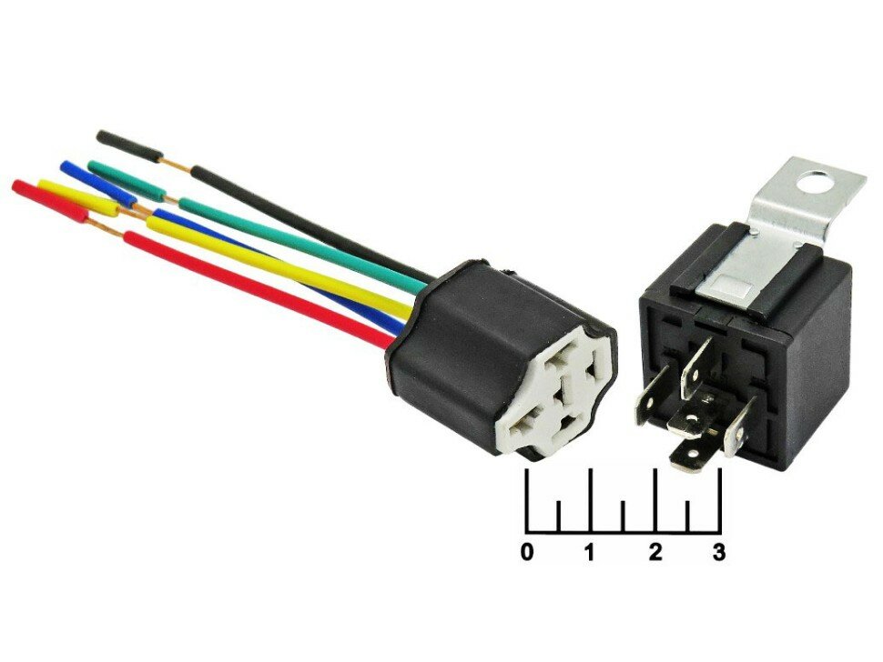 Реле =12V 40A/14V RTT7101-12V + розетка керамика