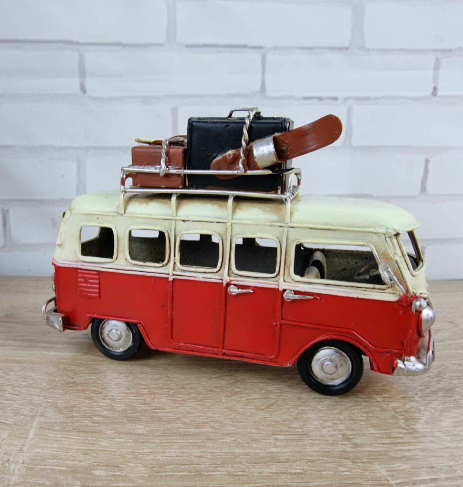 Коллекционная Ретро модель автобуса Volkswagen T1, металл, 16х7х10 см