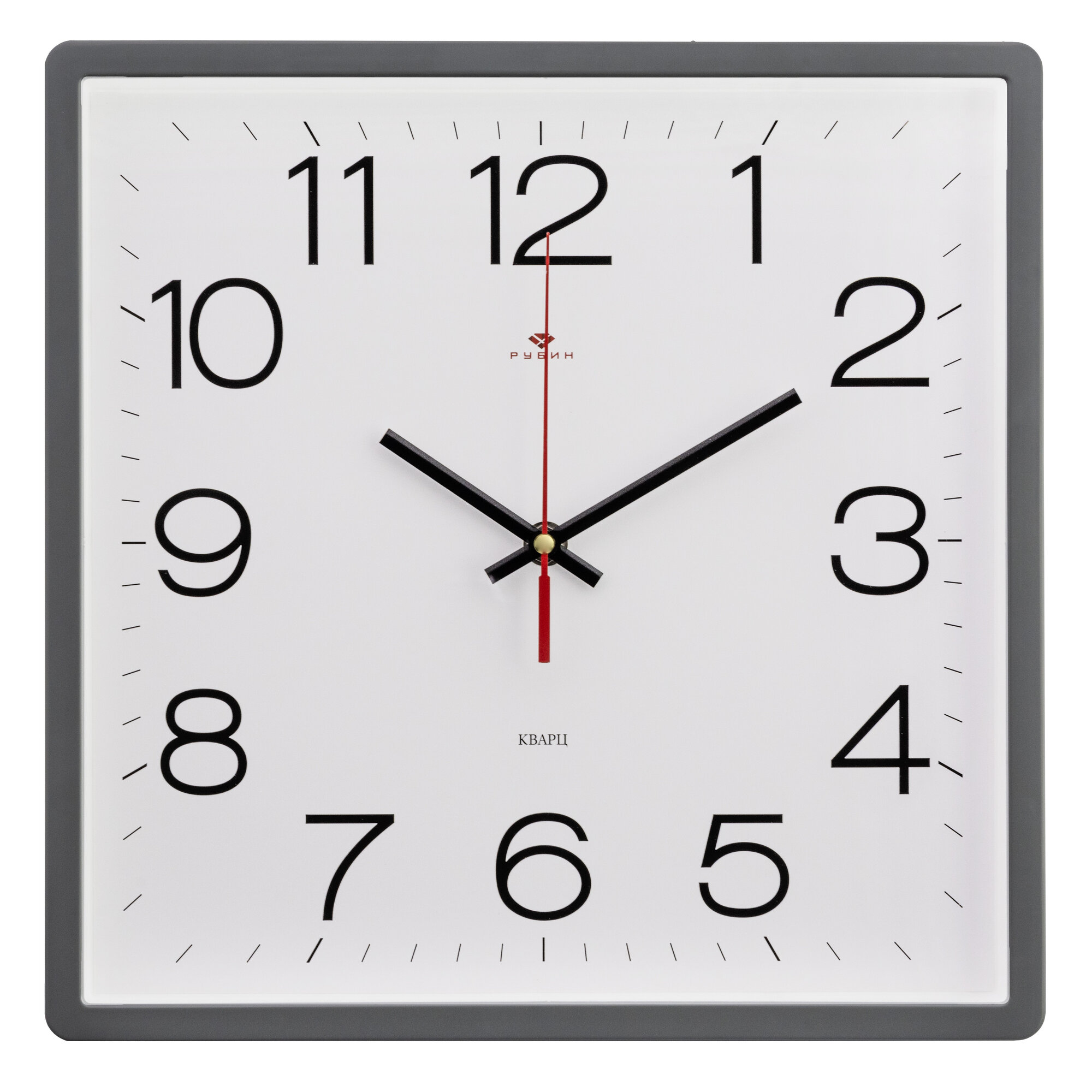 Часы настенные Рубин 3028-141Gr (30x30)