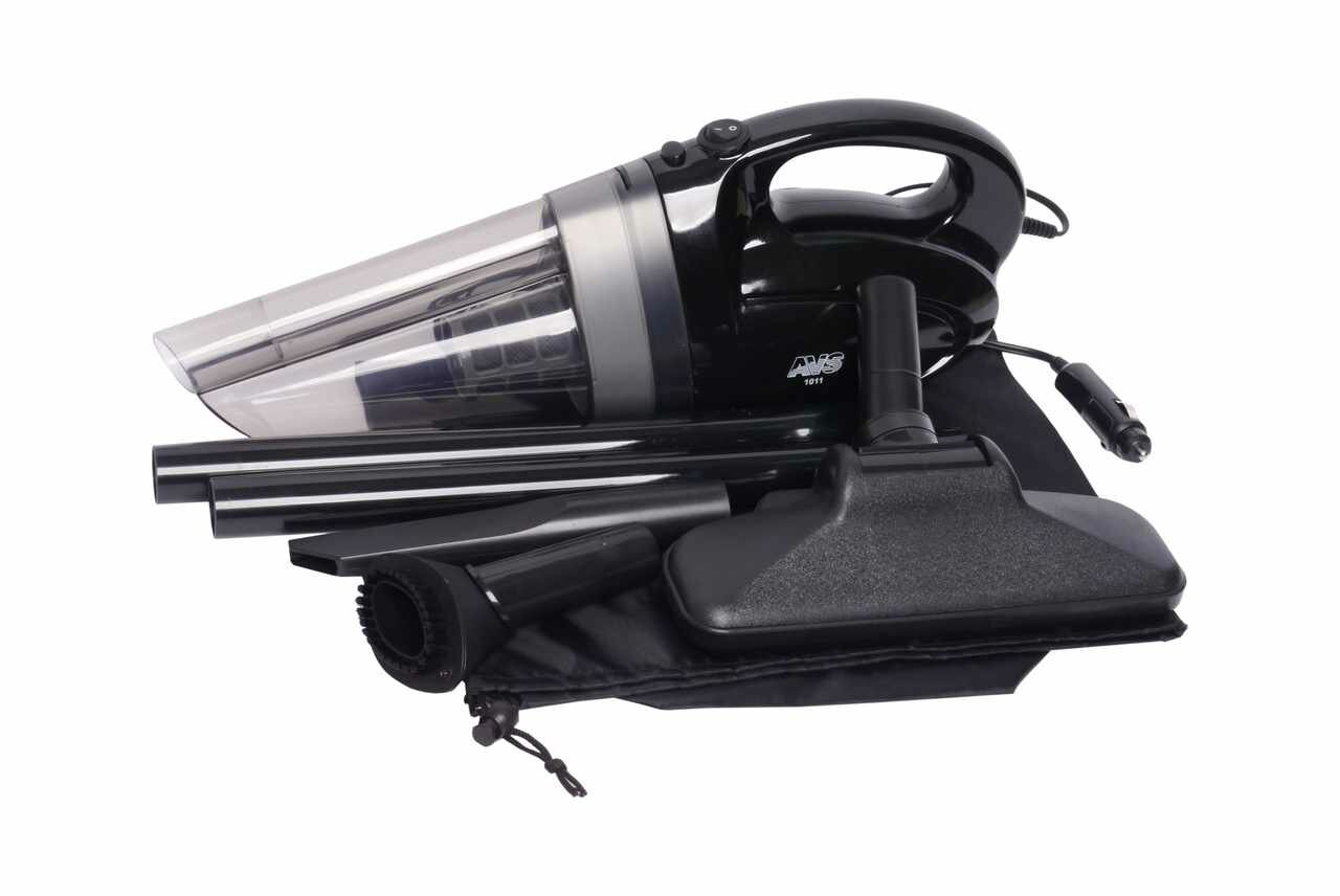 Пылесос автомобильный 12V 150W в прикуриватель (4 насадки), 43148, AVS