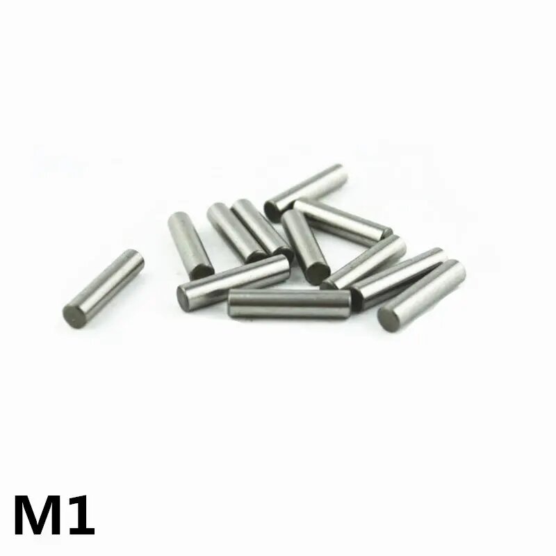 Штифты стальные цилиндрические M1x18mm, 100 шт.