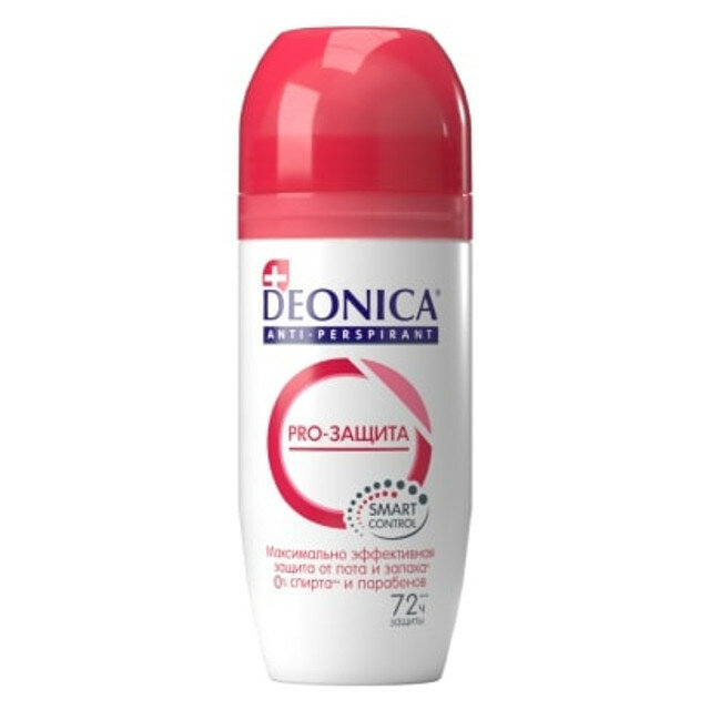 DEONICA Pro-Защита женский дезодорант роликовый 45 мл для ежедневной защиты