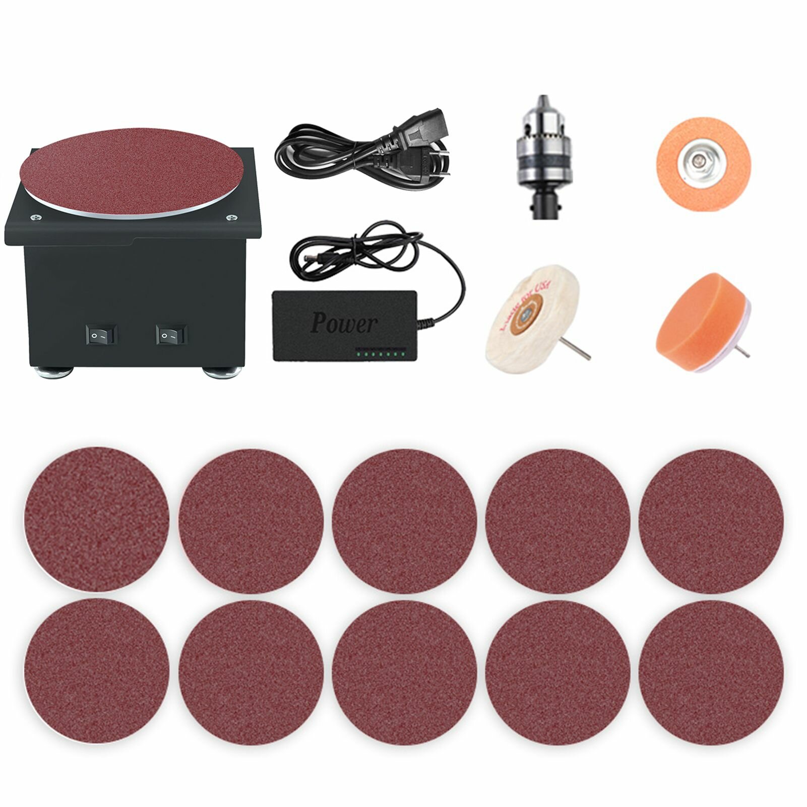 Мини-настольный дисковый шлифовальный станок Электрический точилка для кромок