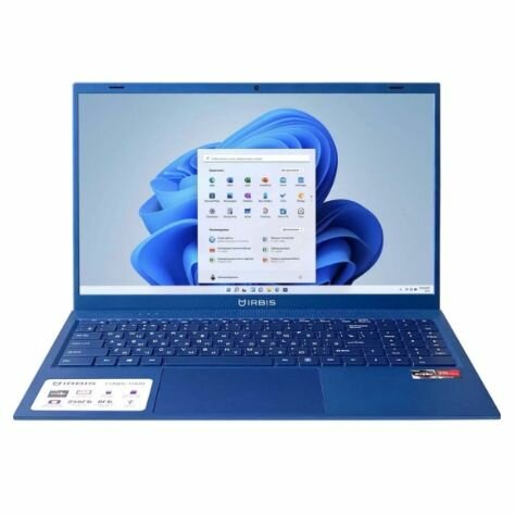 15,6" Ноутбук IRBIS BlizzardBook BlizzardBook (15NBC1000N) синий - 1920x1080, IPS, AMD Ryzen 3 3200U, ядра: 2 x 2,6 ГГц, 16 ГБ, SSD 512 ГБ, Radeon Vega 3, Windows 11 Pro