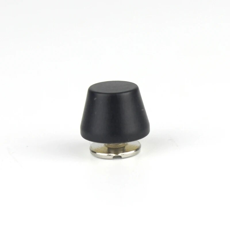 Защитные ножки для сумок 4 шт. 10x7 мм Черный, matte black