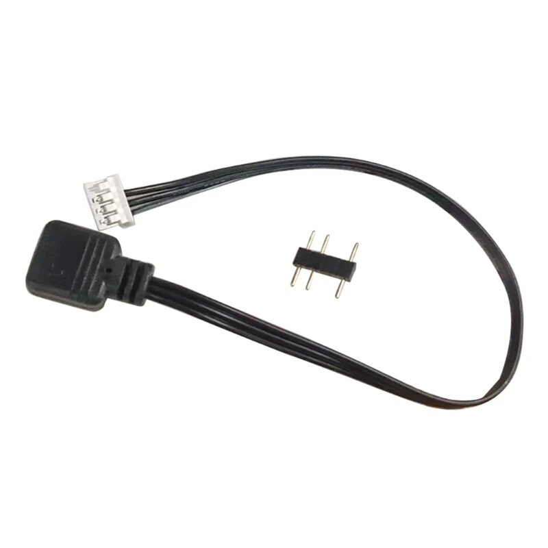 Coolmoon кабель адаптера вентилятора 4Pin/6Pin to 5V ARGB 3Pin 17см/11см