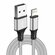 Кабель USB для iPhone silver, 1 м