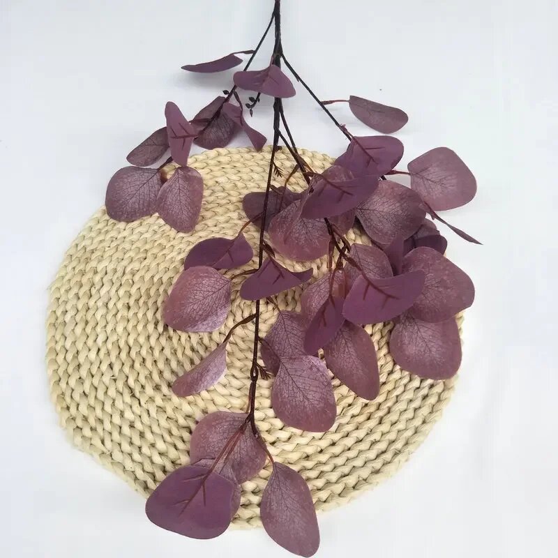 Искусственный шелковый цветок яблони 88 см Фиолетовый, Purple-1PC