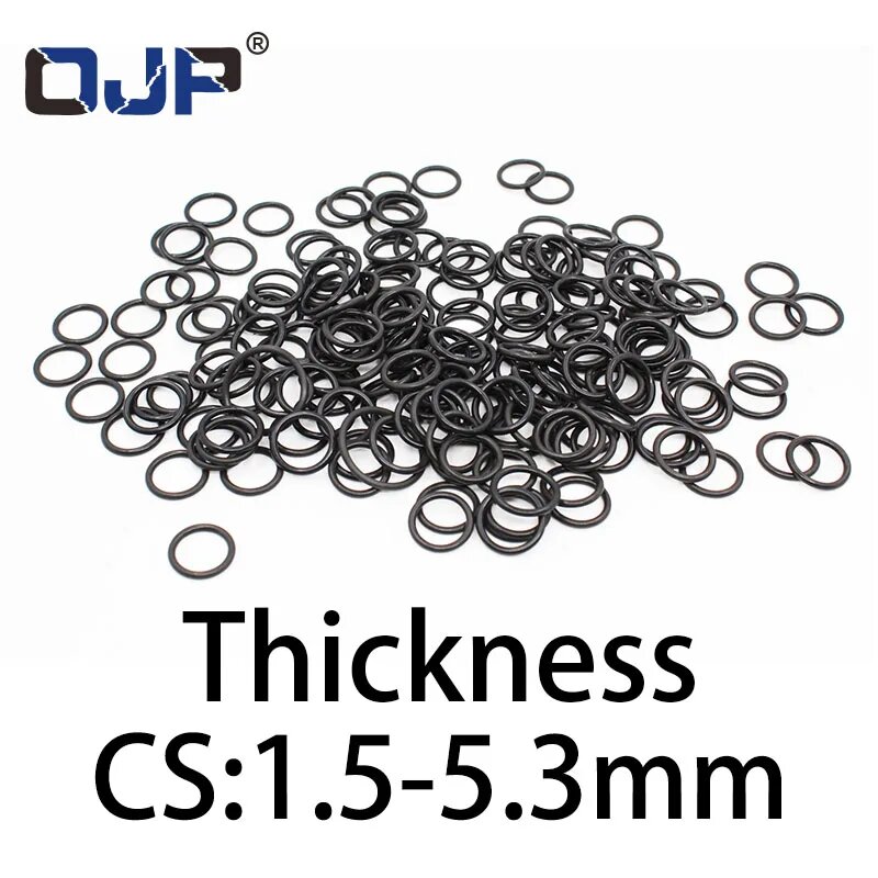 Резиновые уплотнительные кольца OJP CS NBR 1.5/5.3 мм OD10x1.5-50pcs — фото 1