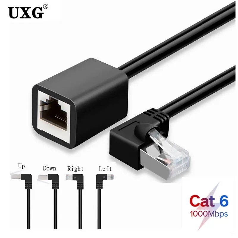 UXG Кабель Ethernet Cat6 1/3/5 м Straight, 0.5m