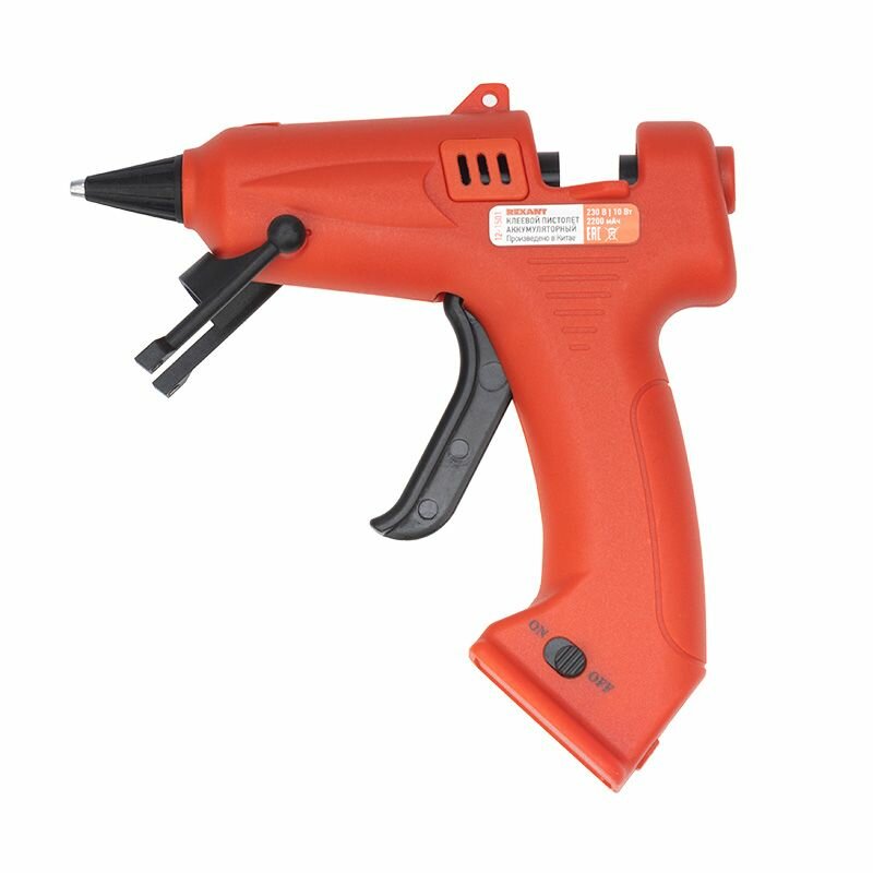 Пистолет клеевой аккумуляторный для стержней 7 мм, строительный инструмент для творчества , поделок и рукоделия, ремонт дома своими руками