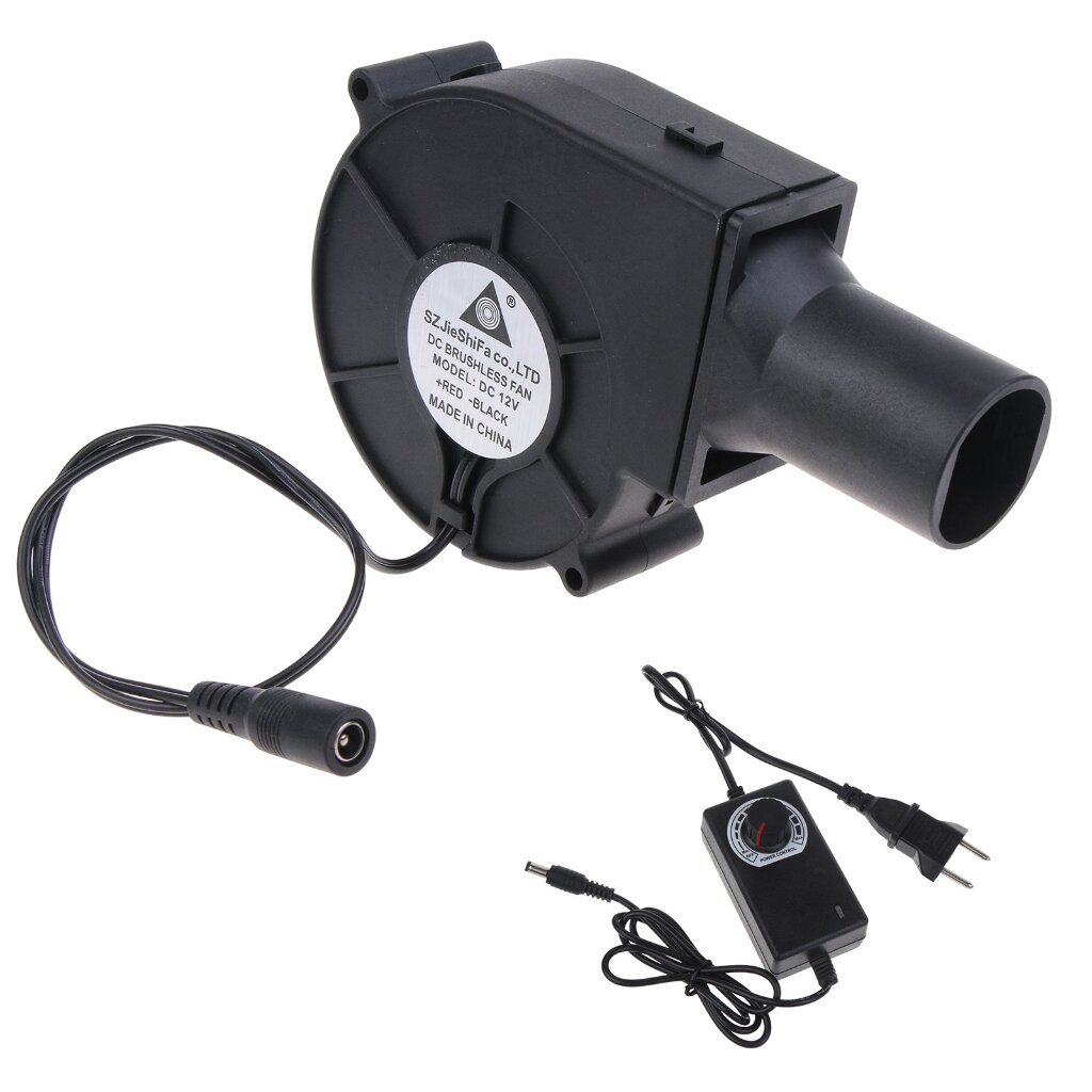 110V 220V BBQ Fan Barbecue Heating Stove 3-12V Air Blower Cooking Grill Fan Adjustable Speed Charcoal Fire Starter 9733