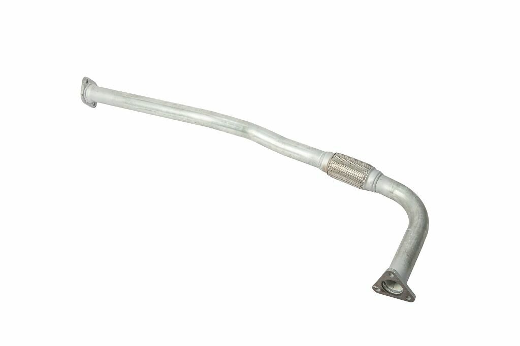 Труба приёмная в сборе (алюминизированная сталь) Daewoo Matiz / Chevrolet Matiz ДВС F8CV 0,8L (2000-2004 г. в.)