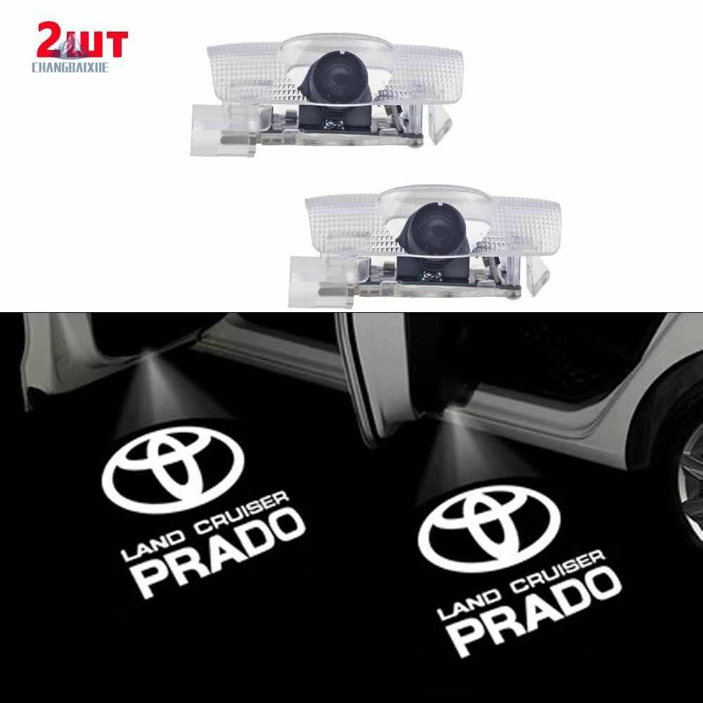 2 шт. автомобильные дверные фонари с логотипом проектор для Toyota Land Cruiser Prado 150 J150 LC150 200 J200