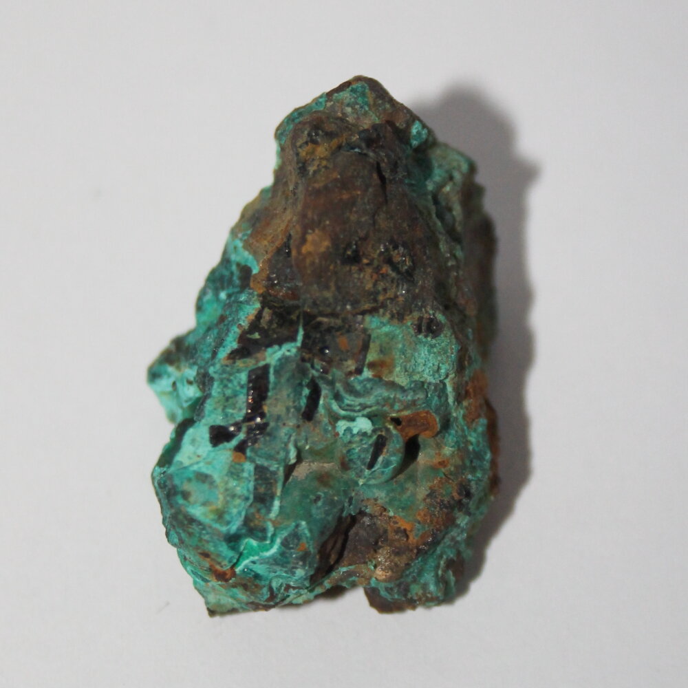 Малахит на лимоните, коллекционный образец "True Stones"