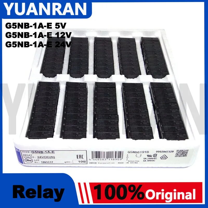 RELA G5NB-1A-E Силовое реле 5В 12В 24В G5NB-1A-E 24V