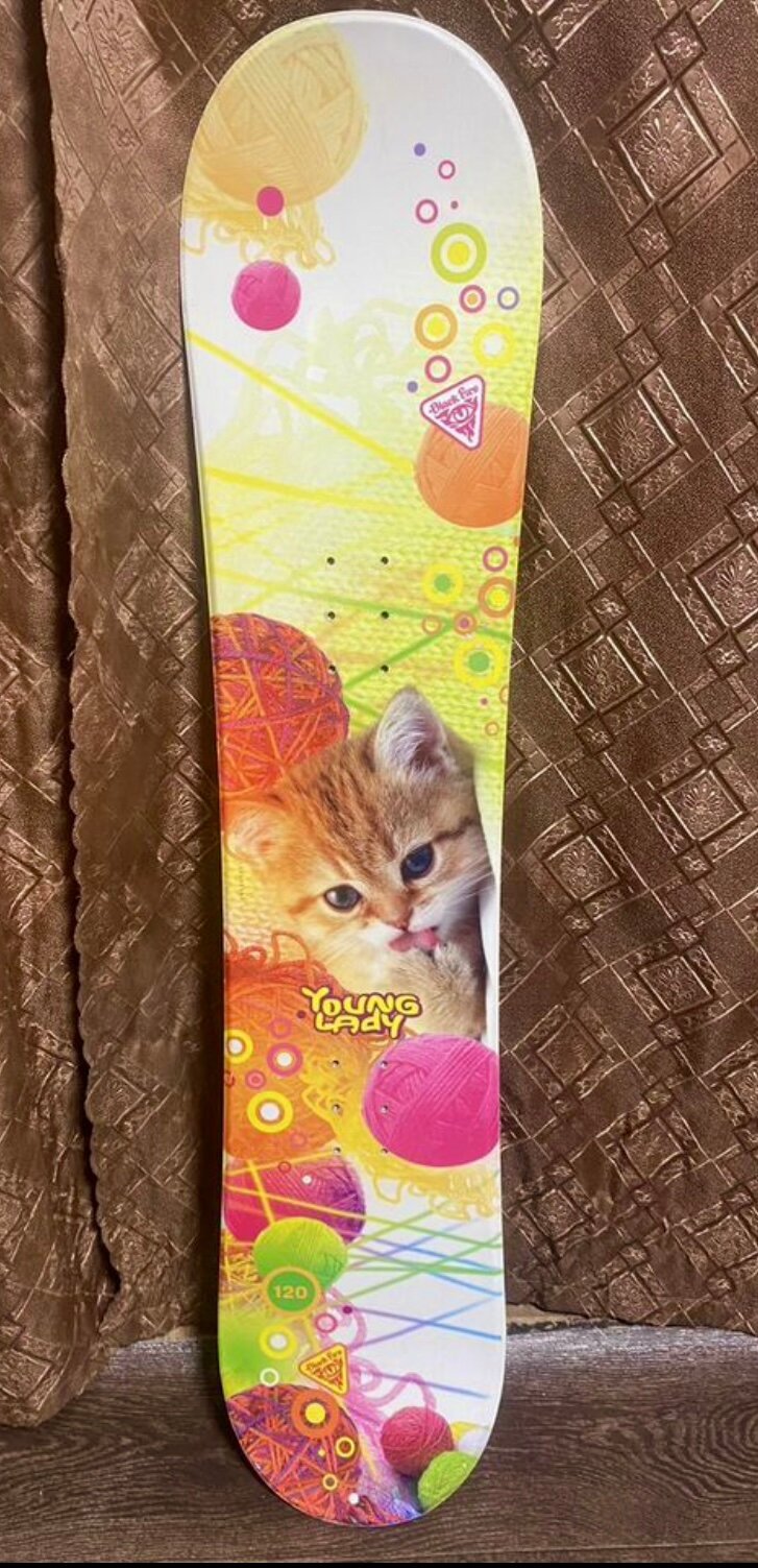 Сноуборд Black Fire Young Lady Twin Tip. Прогиб Flat, ростовка 120, жесткость 5