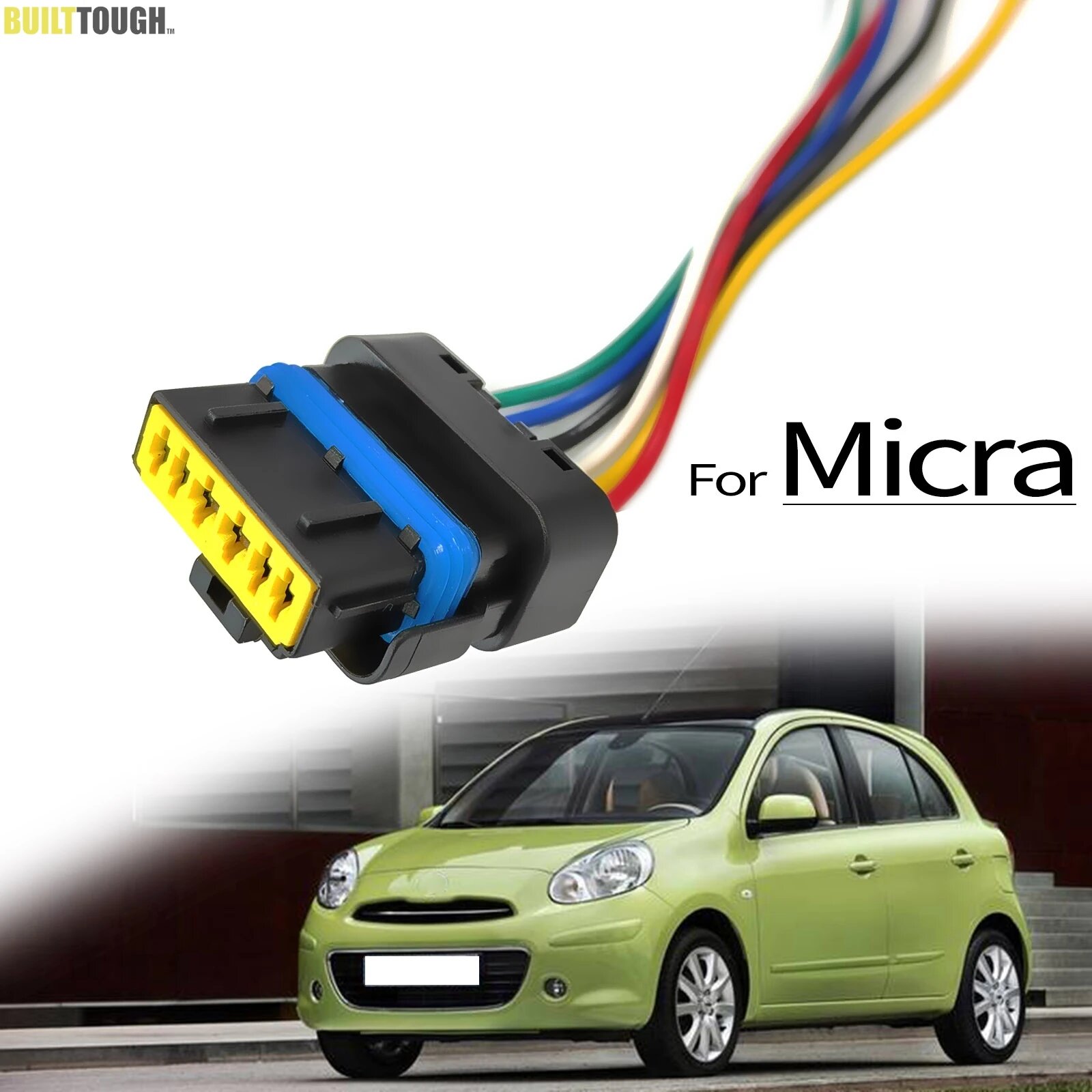 Для Nissan Micra March K12 K13 2002-2022 Interstar Primastar задний фонарь, 6-контактный разъем, косичка, жгут проводов