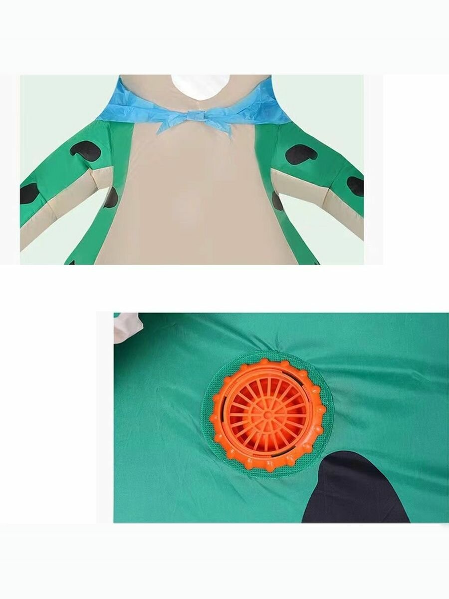 Надувной костюм куклы-лягушки из мультфильма