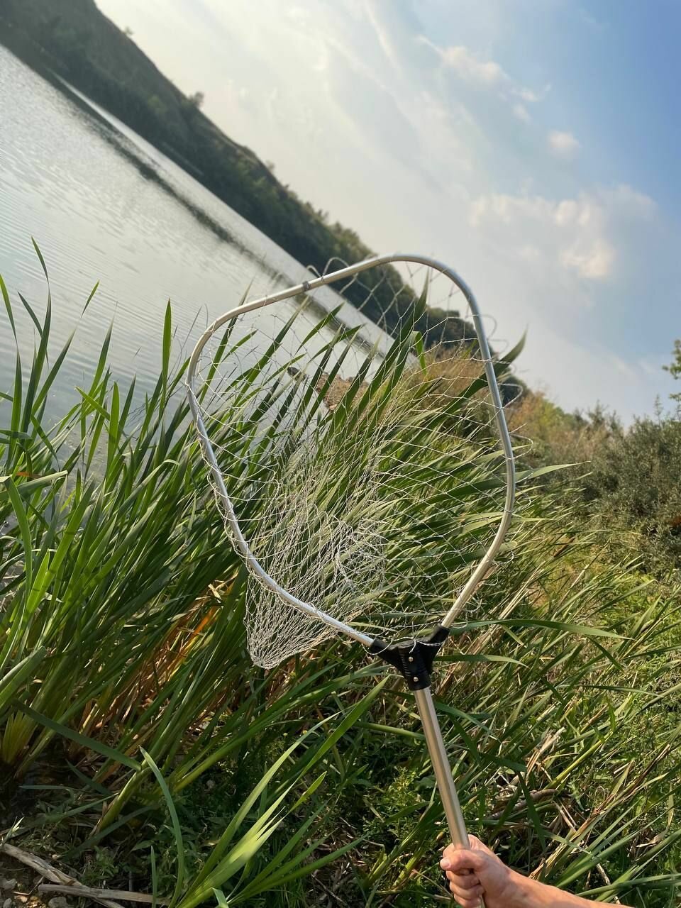 Рыболовный подсак Vitfishing, складная голова, 50см, капрон — фото 1
