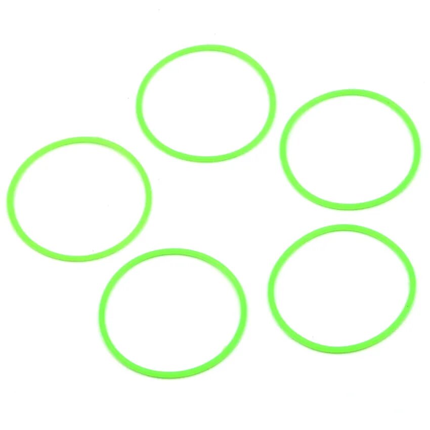 5 шт. аксессуары для фонарика 42 мм зеленые флуоресцентные резиновые уплотнительные кольца «сделай сам» детали для C8 светодиодный фонарик уплотнительное кольцо для C8 фонарь