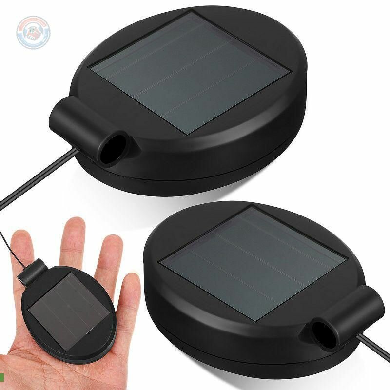 2 запасные верхние панели для LED солнечных фонарей, крышка садового светильника, аксессуары для уличного освещения, украшение патио и двора